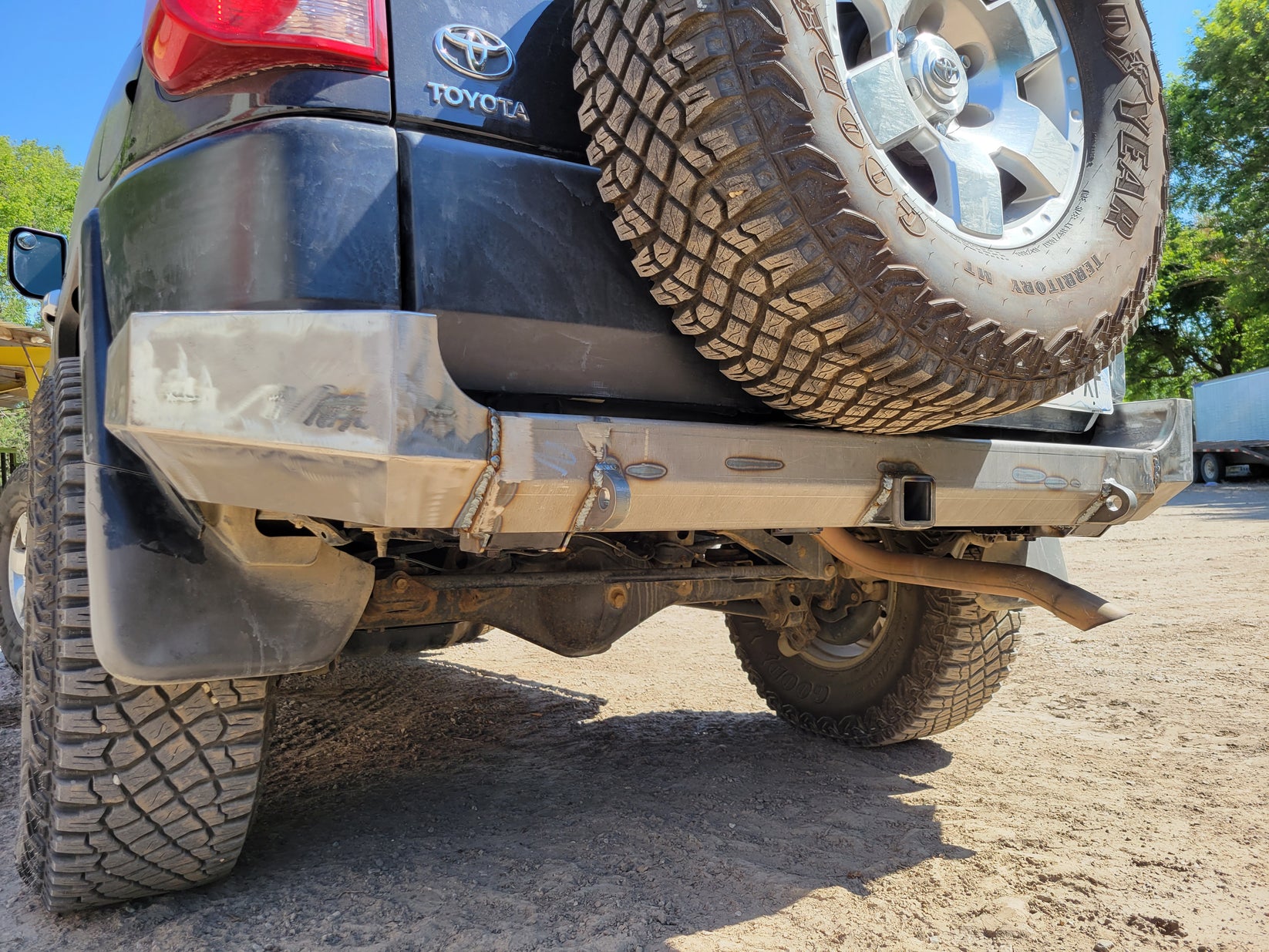 FJ Cruiser High Clearance Rear Bumper Kit – Iconic Fabrication Offroad
