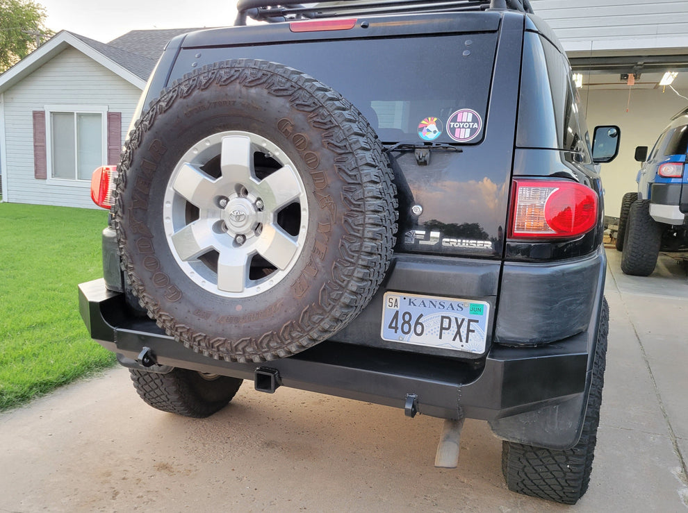 FJ Cruiser High Clearance Rear Bumper Kit – Iconic Fabrication Offroad