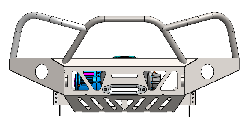 1996-2002 4runner Front Bumper Kit – Iconic Fabrication Offroad