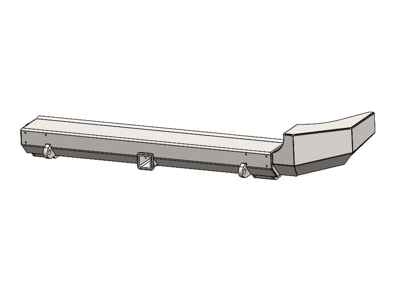 FJ Cruiser High Clearance Rear Bumper Kit – Iconic Fabrication Offroad